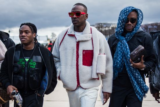 Rapper Skepta Walks Before Louis Vuitton Editorial Stock Photo - Stock ...