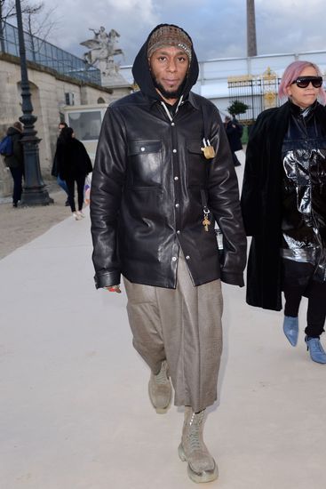 Yaslin Bey Attending Louis Vuitton Menswear Editorial Stock Photo ...