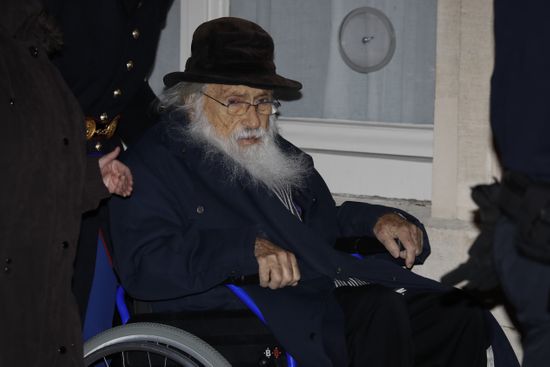Former Greatrabbi France Joseph Haim Sitruk Editorial Stock Photo ...