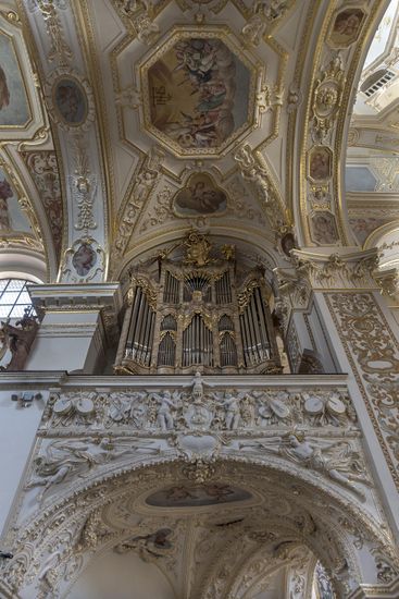 Organ Loft Basilica St Lorenz Built Editorial Stock Photo - Stock Image ...