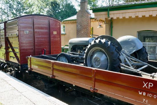 Freight Haulage Station Vintage Tractor Fake Editorial Stock Photo ...