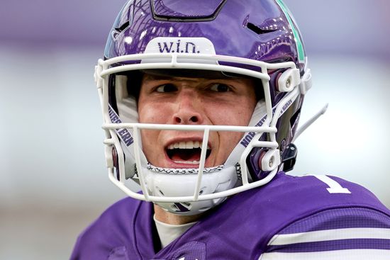 Northwestern Vs Nebraska Northwesterns Raymond Niro Editorial Stock ...