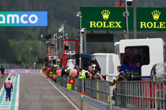 Pitlane Led Panel Logo Sponsor Aramco Editorial Stock Photo - Stock ...