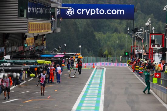 Pitlane Led Panel Logo Sponsor Crypto Editorial Stock Photo - Stock ...