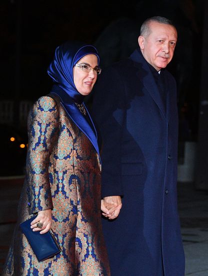 Recep Tayyip Erdogan His Wife Emine Editorial Stock Photo - Stock Image ...