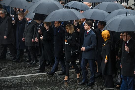 Rl Emine Erdogan Justin Trudeau Brigitte Editorial Stock Photo - Stock ...