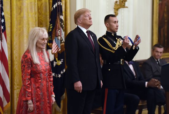 Us President Donald Trump Awards Presidential Editorial Stock Photo ...