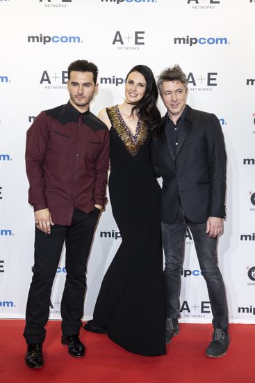 Michael Malarkey Laura Mennel Aidan Gillen Editorial Stock Photo ...