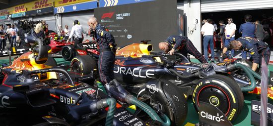 Red Bull Pit Crew Tend Winning Editorial Stock Photo - Stock Image ...