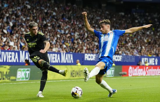 Espanyols Striker Javier Puado R Action Editorial Stock Photo - Stock ...