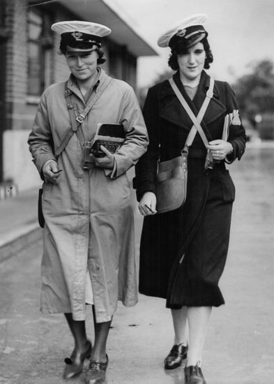 Woman Bus Conductress Swanley Women Taking Editorial Stock Photo ...