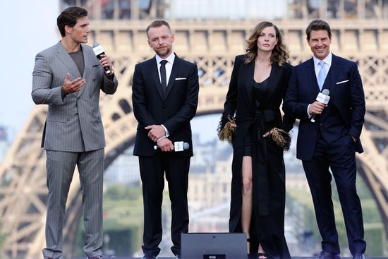 Henry Cavill Simon Pegg Rebecca Ferguson Editorial Stock Photo - Stock ...
