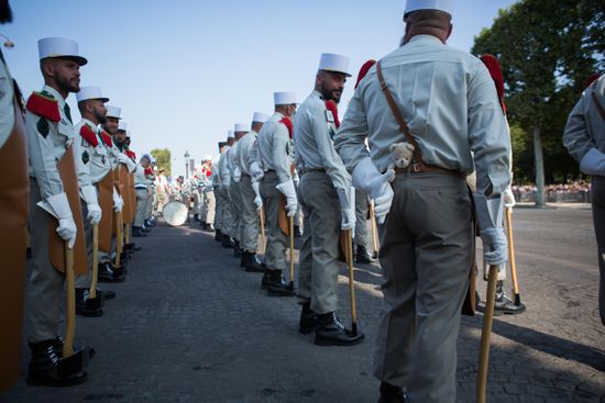 Member Pionniers First Regiment Foreign Legion Editorial Stock Photo ...