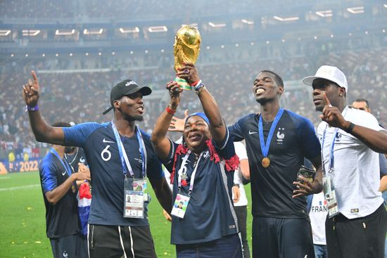 Frances Paul Pogba His Mother Yeo Editorial Stock Photo - Stock Image ...