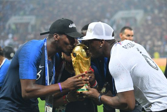 Frances Paul Pogba His Mother Yeo Editorial Stock Photo - Stock Image ...