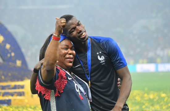 Frances Paul Pogba His Mother Yeo Editorial Stock Photo - Stock Image ...