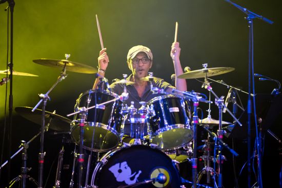 French Drummer Manu Katche Performs Live Editorial Stock Photo - Stock ...