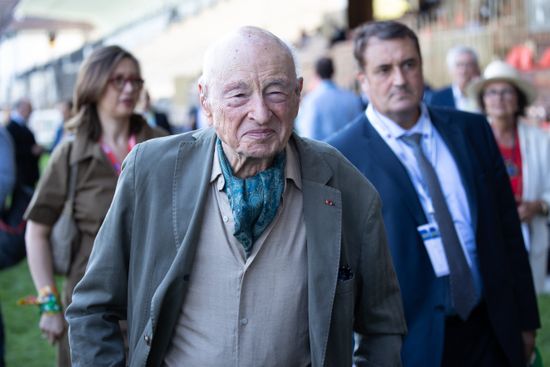 French Sociologist Philosopher Edgar Morin Arrives Editorial Stock ...