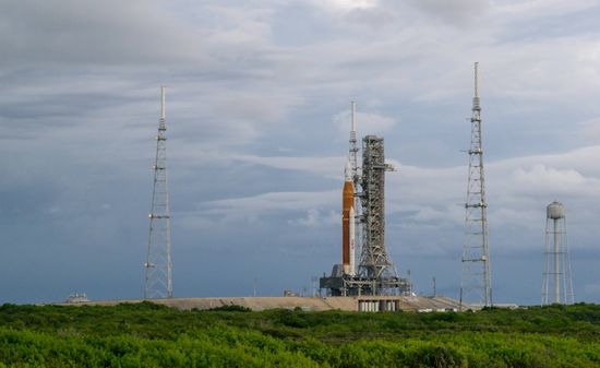 Nasas Space Launch System Sls Rocket Editorial Stock Photo - Stock ...
