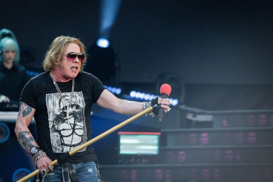 Guns N Roses Vocalist Axl Rose Editorial Stock Photo - Stock Image ...