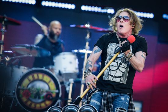 Guns N Roses Vocalist Axl Rose Editorial Stock Photo - Stock Image ...