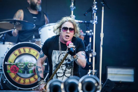 Guns N Roses Vocalist Axl Rose Editorial Stock Photo - Stock Image ...