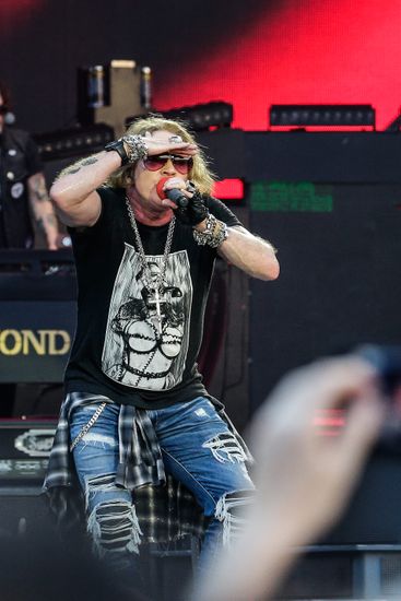 Guns N Roses Vocalist Axl Rose Editorial Stock Photo - Stock Image ...