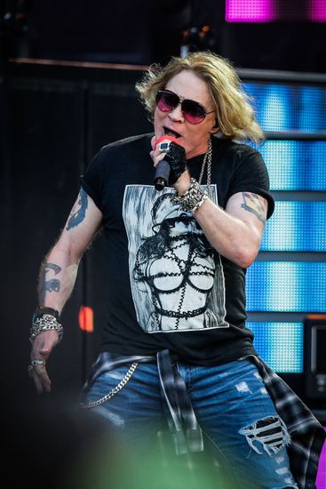 Guns N Roses Vocalist Axl Rose Editorial Stock Photo - Stock Image ...