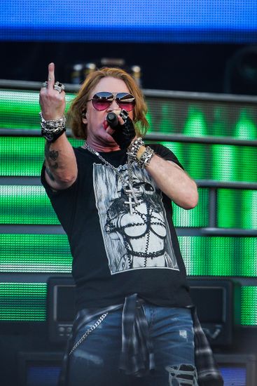 Guns N Roses Vocalist Axl Rose Editorial Stock Photo - Stock Image ...