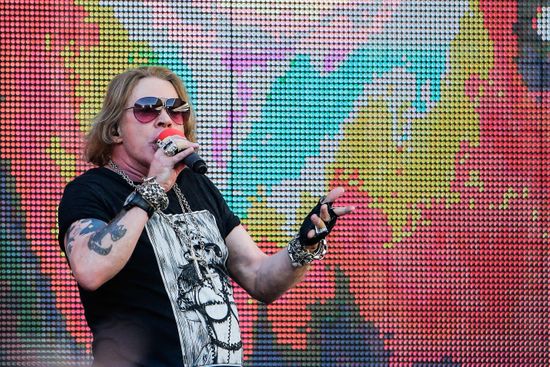 Guns N Roses Vocalist Axl Rose Editorial Stock Photo - Stock Image ...