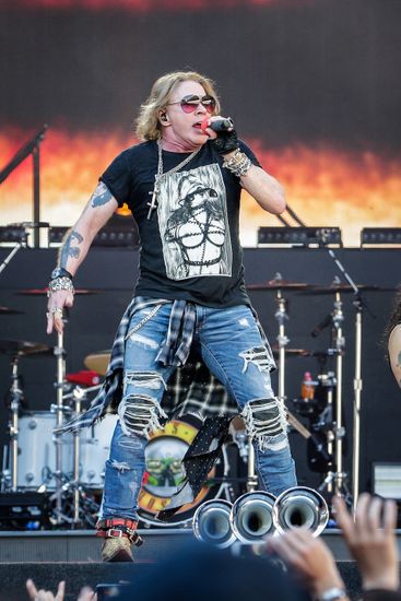 Guns N Roses Vocalist Axl Rose Editorial Stock Photo - Stock Image ...