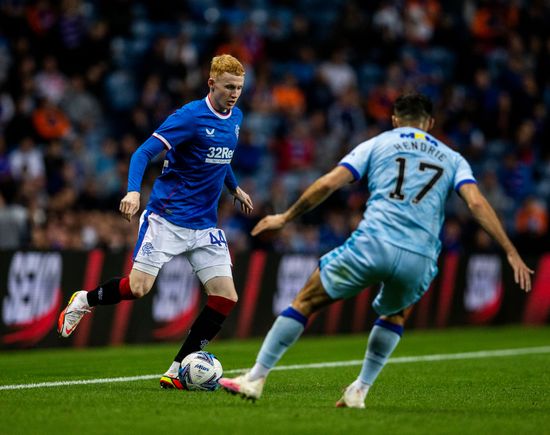 Rangers Defender Adam Devine Editorial Stock Photo - Stock Image ...