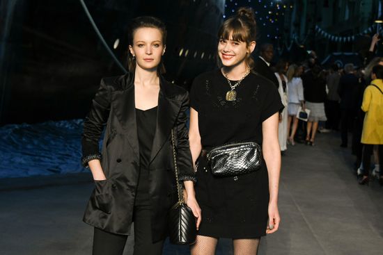 Diane Rouxel Mathilde Warnier Attend Chanel Editorial Stock Photo ...