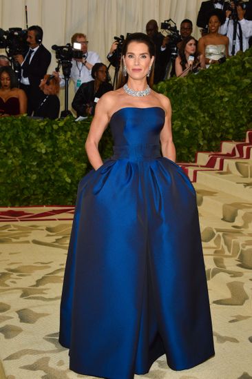 Brooke Shields Attending Costume Institute Benefit Editorial Stock ...