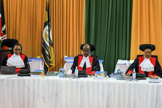 Kenyas Supreme Court Judges Lr Chief Editorial Stock Photo - Stock ...