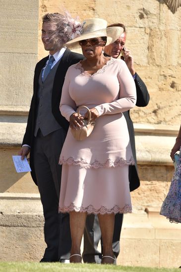 Oprah Winfrey Attends Wedding Ceremony Prince Editorial Stock Photo ...