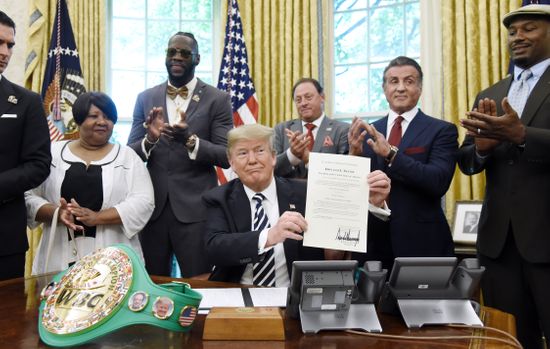 Us President Donald Trump Holds Signing Editorial Stock Photo - Stock ...