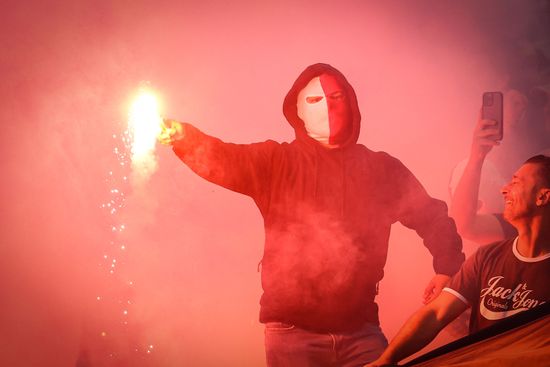 Illustration Picture Shows Antwerps Supporters Pictured Editorial Stock ...