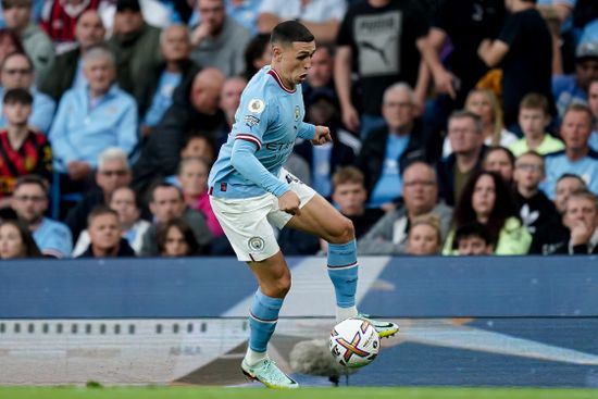 Phil Foden Manchester City Editorial Stock Photo - Stock Image ...