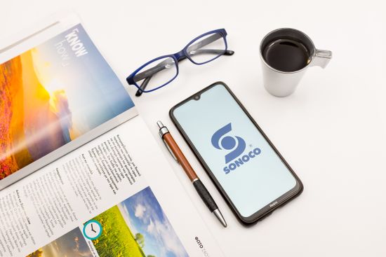 This Photo Illustration Sonoco Logo Seen Editorial Stock Photo - Stock ...