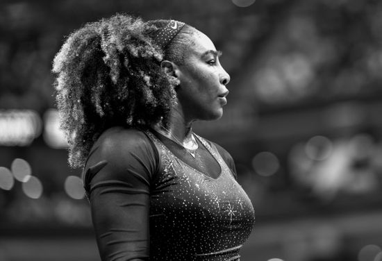 Usas Serena Williams Portrait Black White Editorial Stock Photo - Stock ...