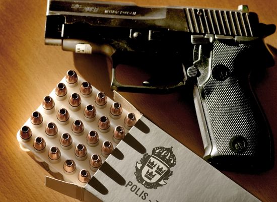 Swedish Polices New 9 Mm Luger Editorial Stock Photo - Stock Image ...