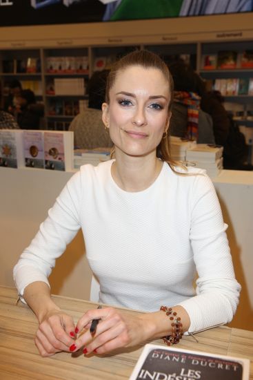 Diane Ducret Attending Paris Book Fair Editorial Stock Photo - Stock ...