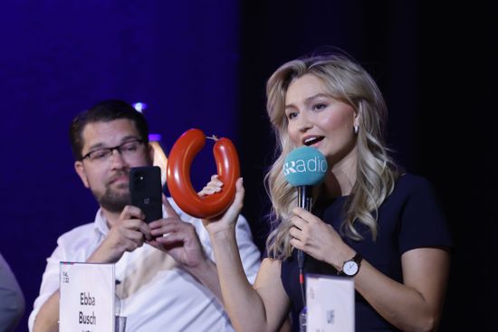 Ebba Busch R Party Leader Christian Editorial Stock Photo - Stock Image ...