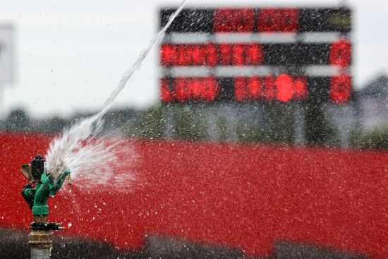 Munster Vs London Irish View Sprinklers Editorial Stock Photo - Stock ...