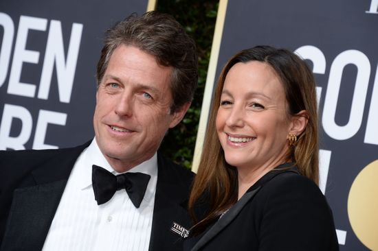 Hugh Grant Anna Eberstein Attending 75th Editorial Stock Photo - Stock ...