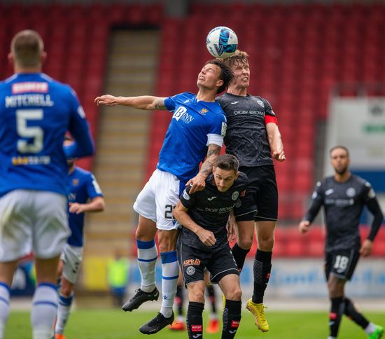 Melker Hallberg St Johnstone Mark Ohara Editorial Stock Photo - Stock ...