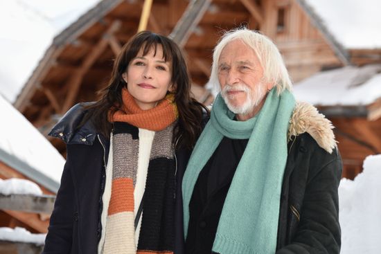 Sophie Marceau Pierre Richard Posing Photocall Editorial Stock Photo ...