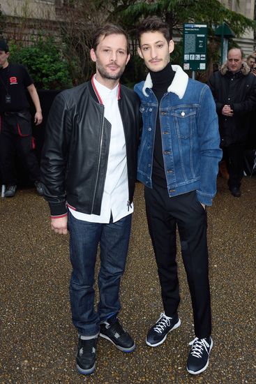 Nicolas Duvauchelle Pierre Niney Attending Dior Editorial Stock Photo ...