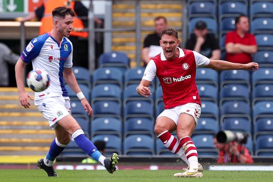 Kal Naismith Bristol City Gets Ball Editorial Stock Photo - Stock Image ...